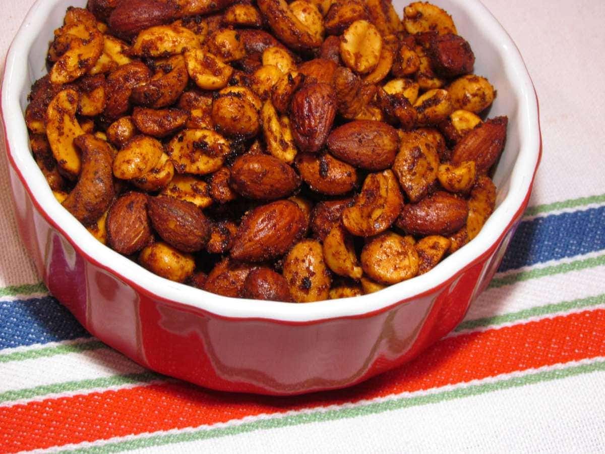 Chili Lime Mixed Nuts - Peace Love and Low Carb
