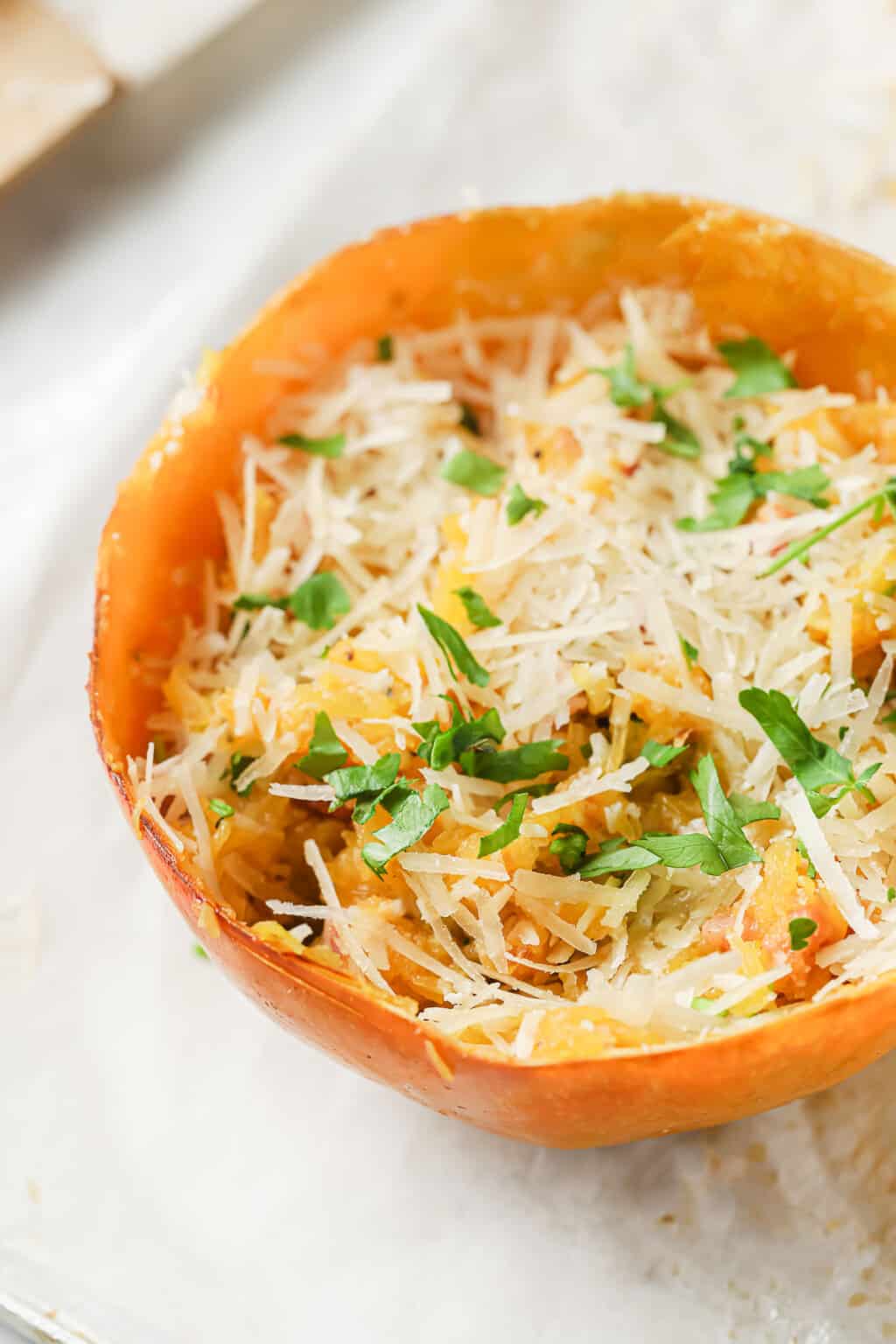 Spaghetti Squash Carbonara | Peace Love and Low Carb