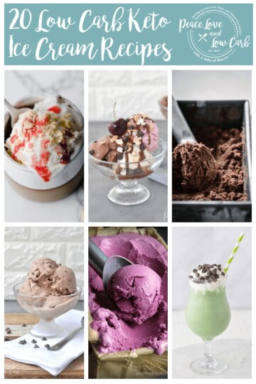 20 Low Carb Keto Ice Cream Recipes | Peace Love and Low Carb