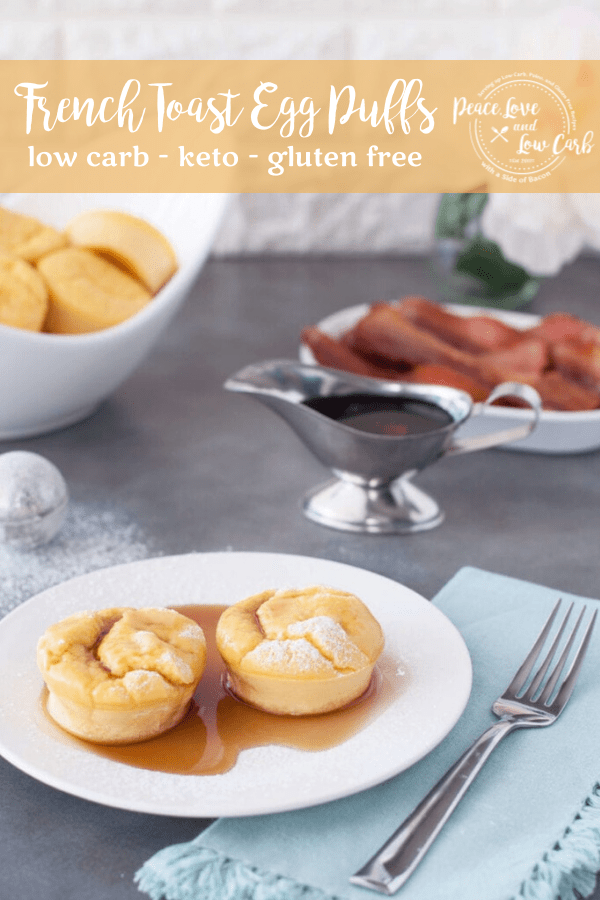 Keto French Toast Egg Puffs - Peace Love and Low Carb