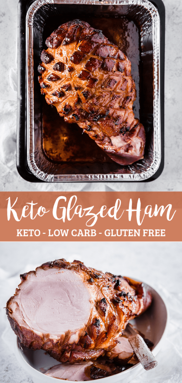 Sugar Free Keto Glazed Ham - Peace Love and Low Carb