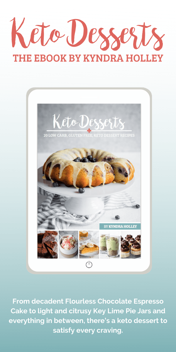Keto Desserts eBook - 20 Low Carb, Gluten Free, Dessert Recipes