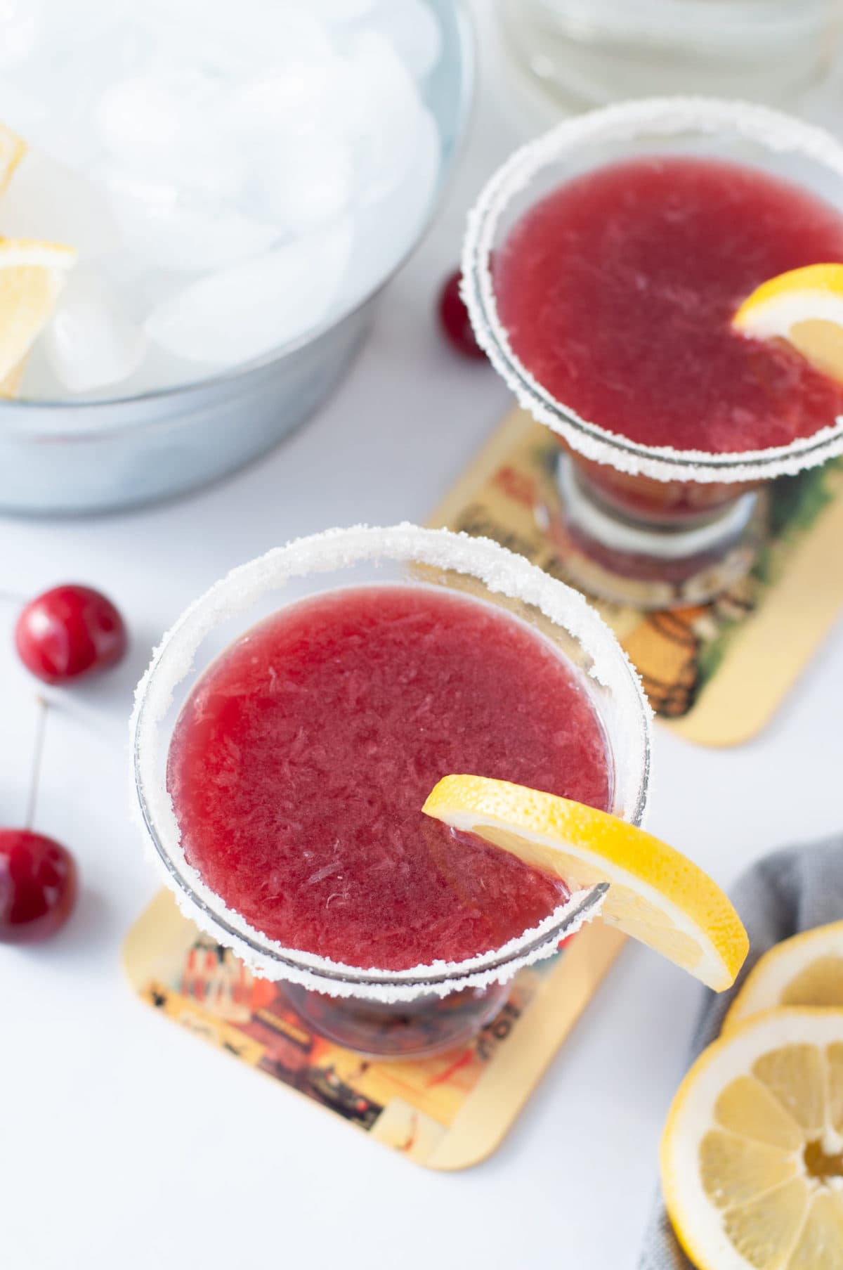 Tart Cherry Lemon Drop - Peace Love and Low Carb