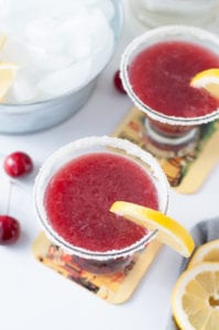 Tart Cherry Lemon Drop - Peace Love and Low Carb