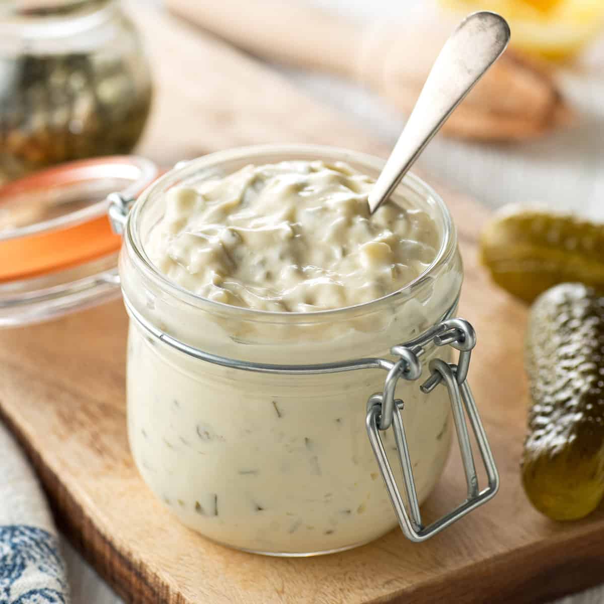 Lemon Caper Aioli - Peace Love and Low Carb