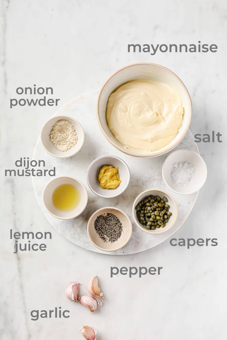 Lemon Caper Aioli - Peace Love and Low Carb