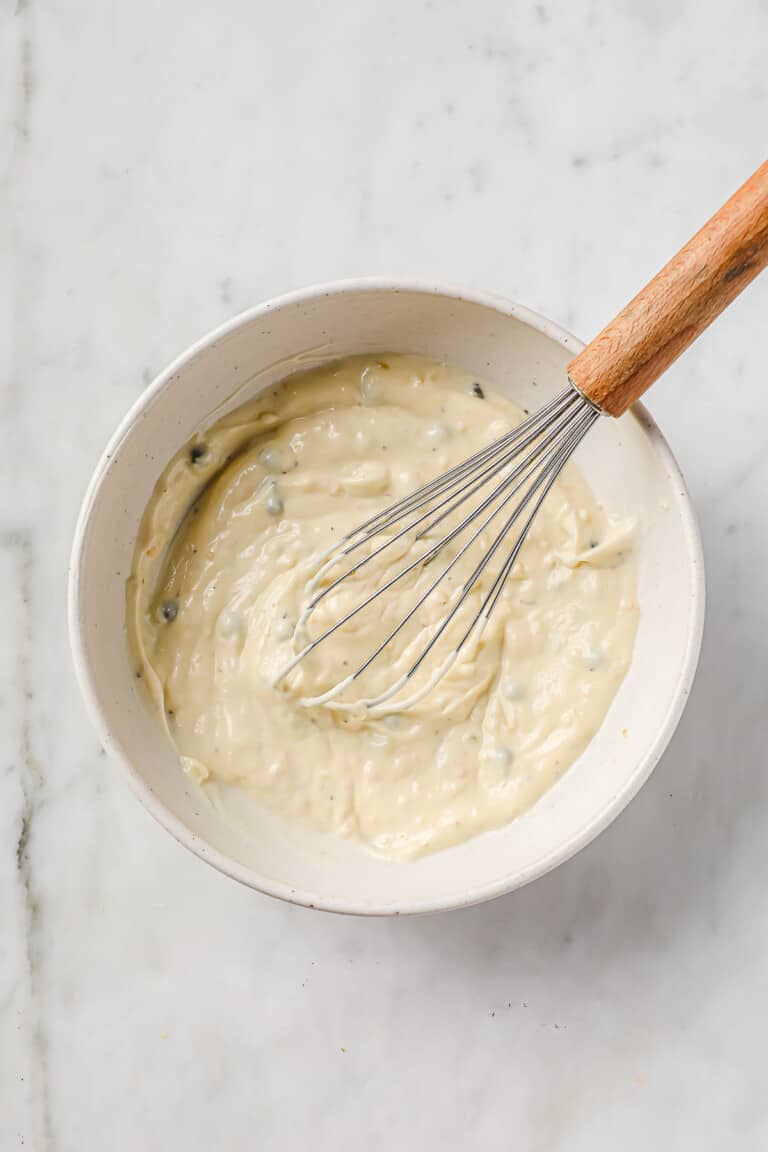 Lemon Caper Aioli - Peace Love and Low Carb