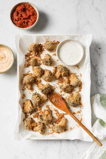 Crispy Parmesan Broccoli Bites - Peace Love and Low Carb