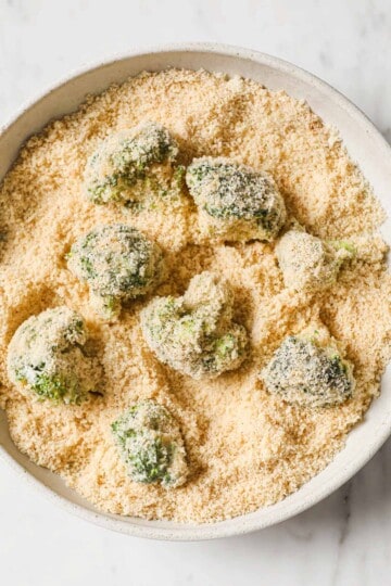 Crispy Parmesan Broccoli Bites - Peace Love and Low Carb