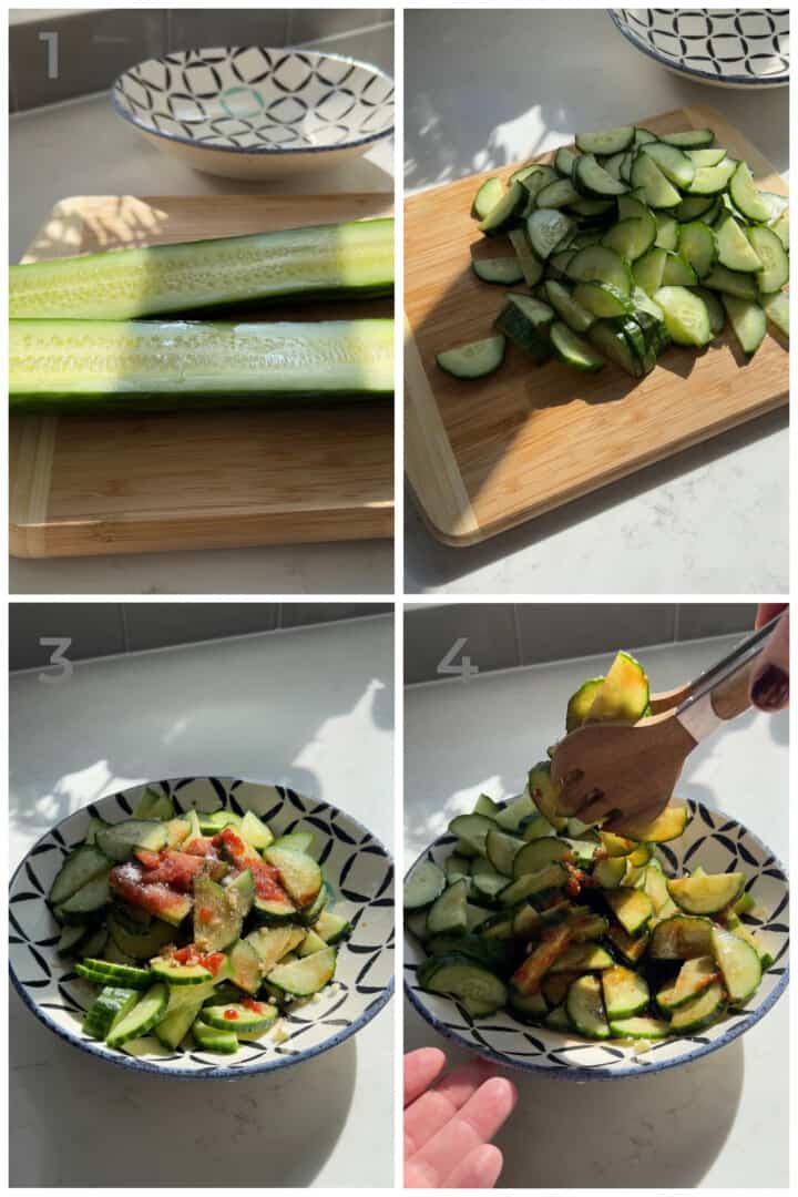 Sweet and Sour Cucumbers - Peace Love and Low Carb