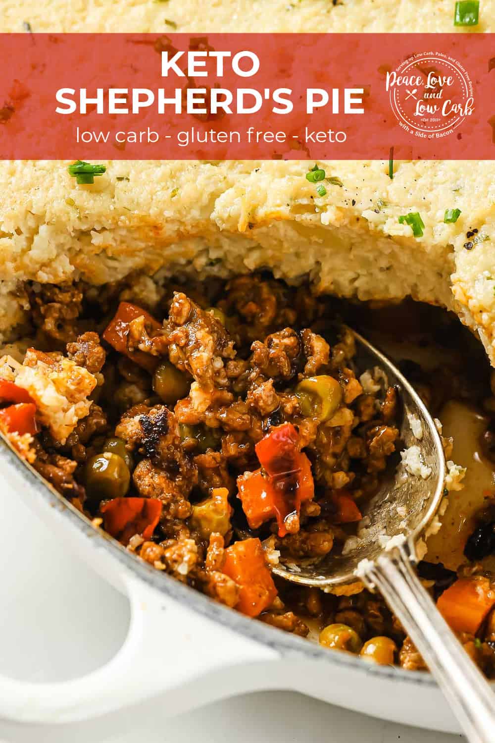 Keto Shepherds Pie - Peace Love and Low Carb