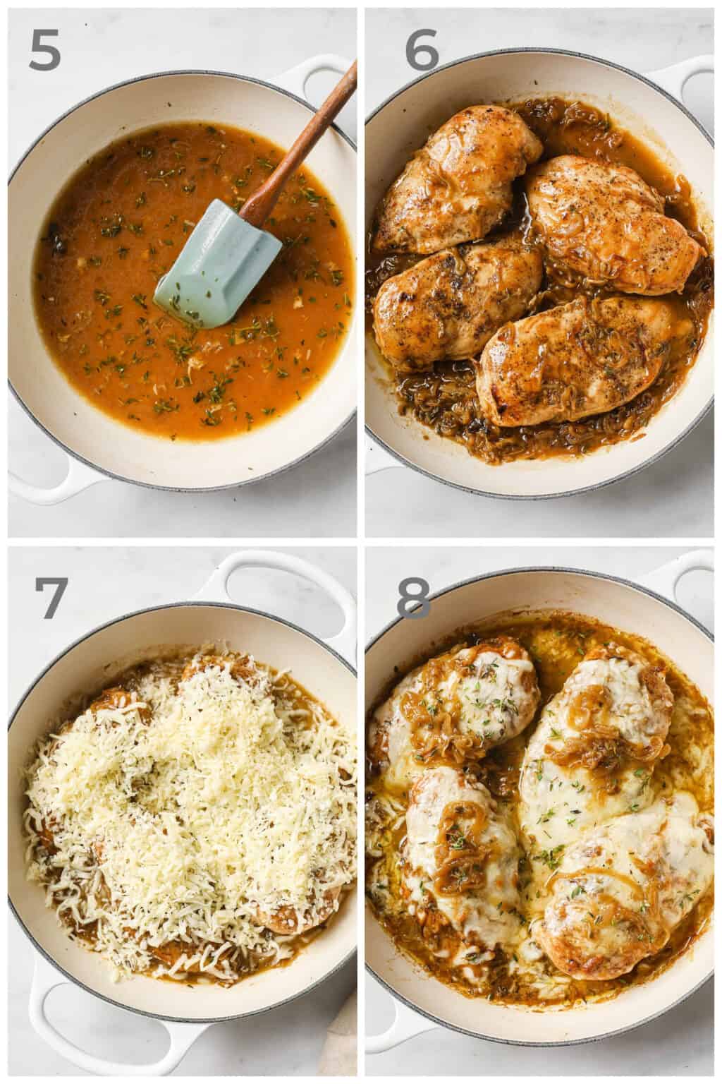 Keto French Onion Chicken - Peace Love and Low Carb