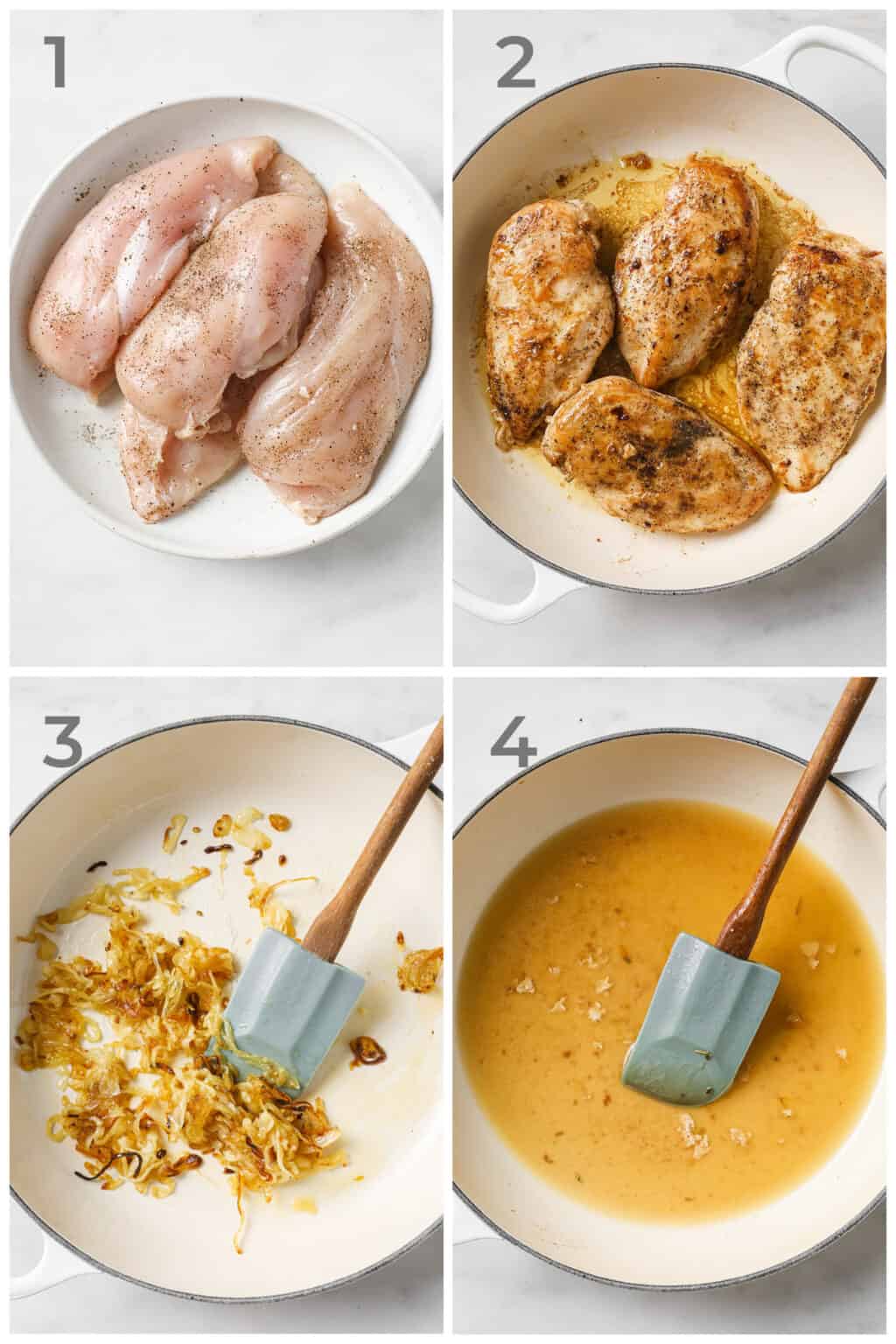 Keto French Onion Chicken - Peace Love and Low Carb